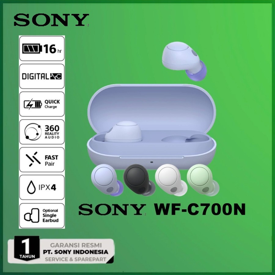 Jual Sony WF-C700N C700 WFC700N TWS Noise Cancelling Nirkabel Earphone | Shopee Indonesia