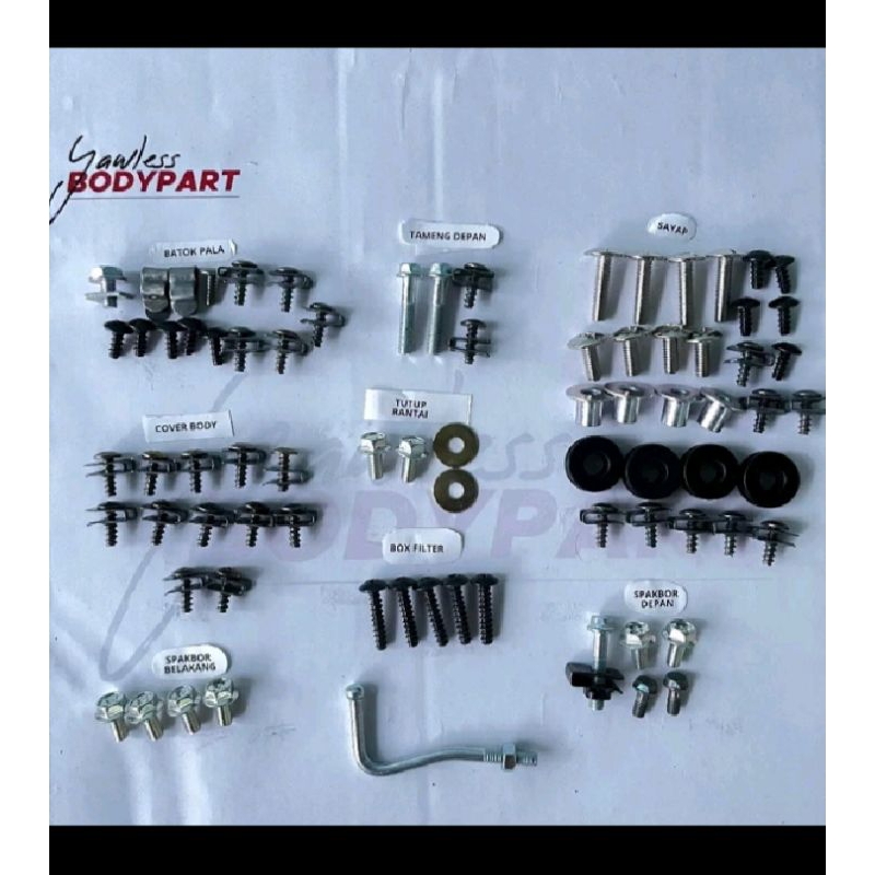 Jual Baut full body Shogun 125 sp / baut full body Shogun lama 110 ...