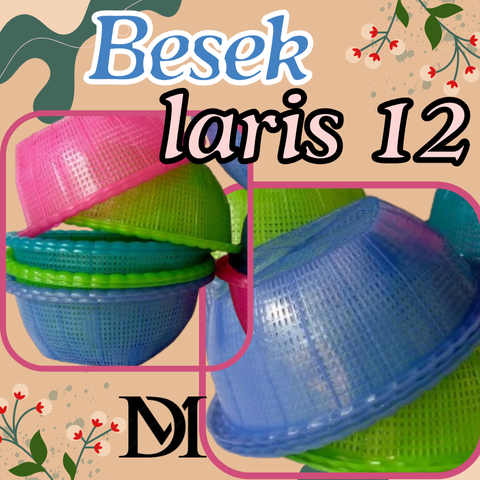 Jual Besek Laris 12 desain modern, elegan cerah, paket isi 600 pcs ...