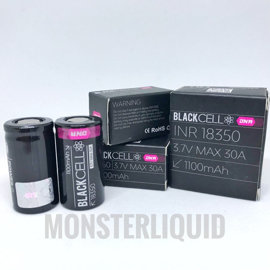 Jual BATTERY BLACKCELL DNA PINK 18350 1100MAH 30A BATERAI AUTHENTIC ...