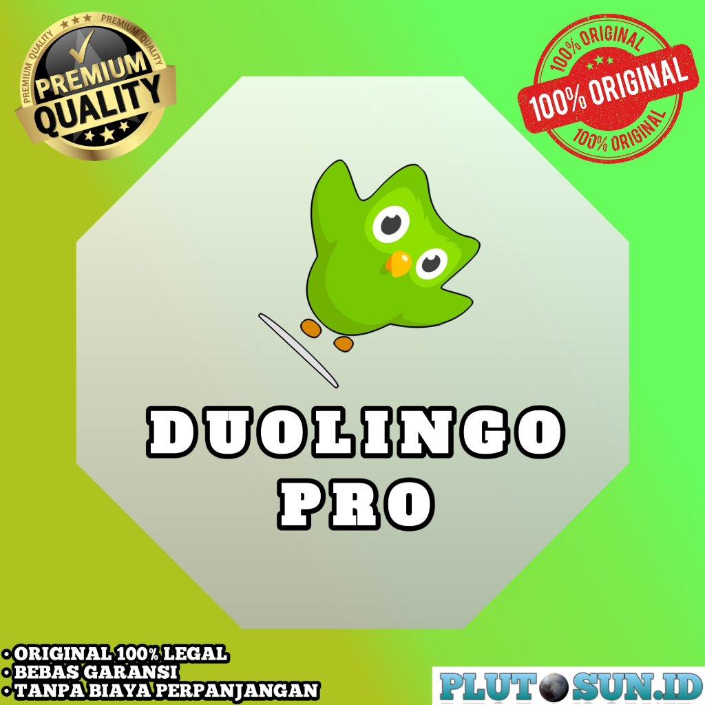 Jual DUOLINGO PRO 1 TAHUN FULL GARANSI PROSES LANGSUNG | Shopee Indonesia