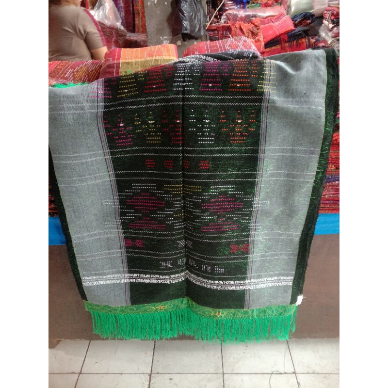 Jual ulos Sadum simata ulos Batak Toba ragihotang simata 7 sisi merah ...