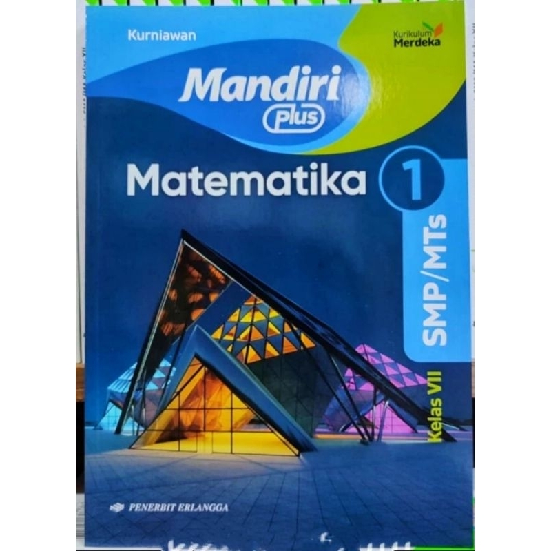 Jual Mandiri Plus Matematika Untuk SMP Kelas 1 2 VII VIII 7 8 Kurikulum Merdeka Erlangga ...