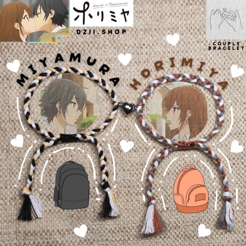 Jual Gelang couple anime benang bracelet Horimiya x Miyamura & Sengoku ...