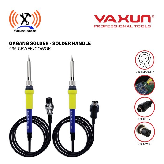 Jual Yaxun 936 Gagang Solder Cewek/Cowok Solder Station Solder handle Pegangan Solder untuk ...