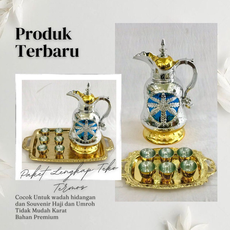 Jual teko arab set teko arab 1 liter teko arab emas teko arab murah ...