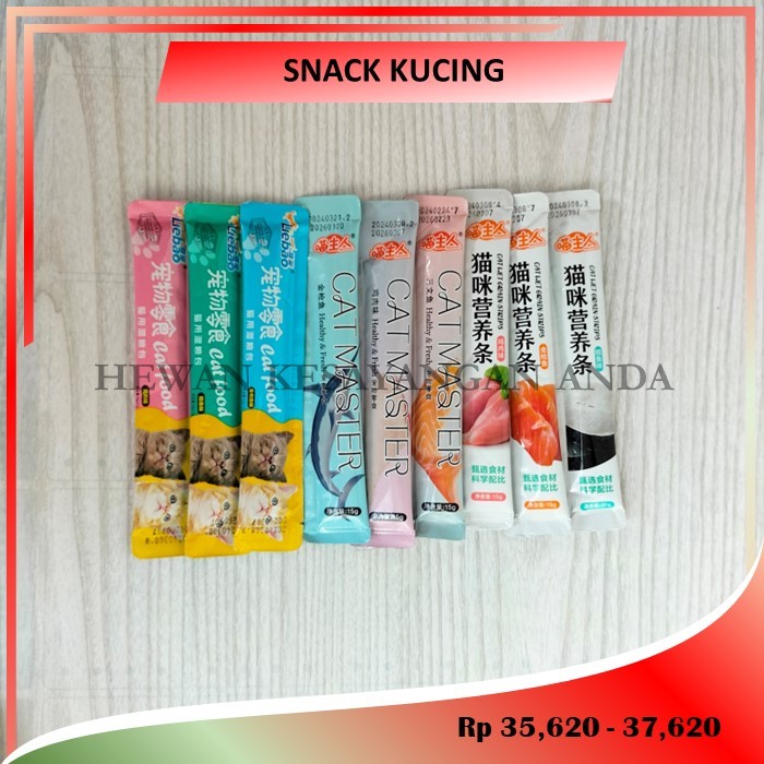 Jual 50 PCS Camilan Kucing Creamy Treats Snack Kucing Bergizi Cat Food ...