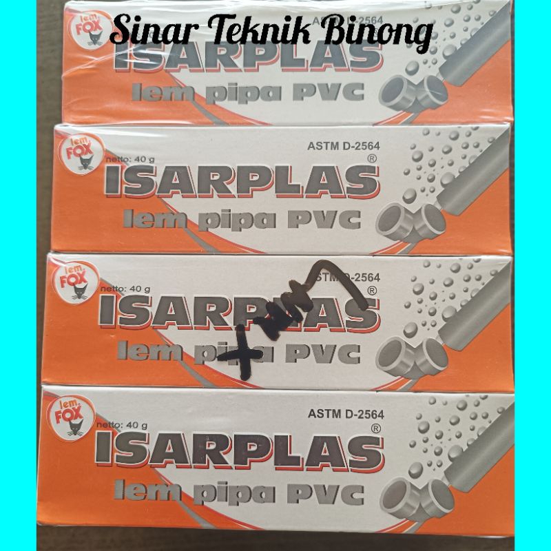 Jual Lem pipa Isarplas PVC 40g | Shopee Indonesia