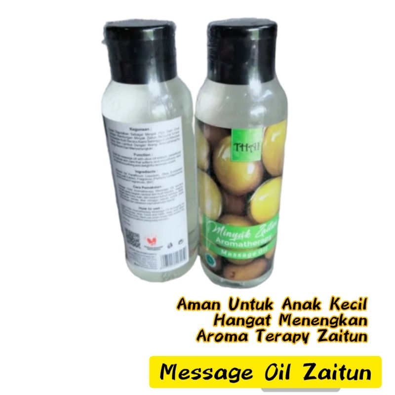 Jual Minyak Pijat Zaitun AromaTherapy Massage Oil Thai 125ml | Shopee Indonesia