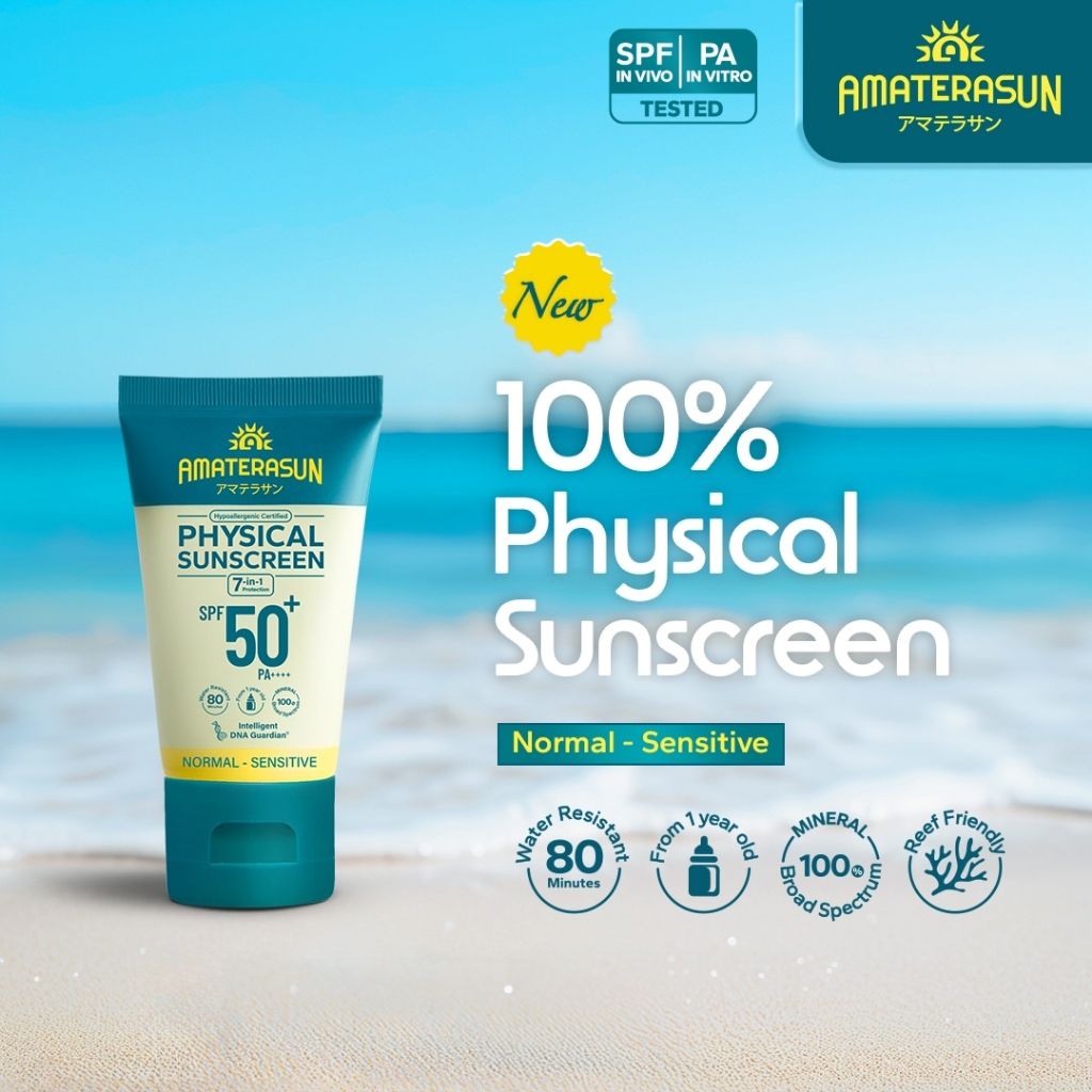 Jual AMATERASUN SUNSCREEEN PHYSICAL/SERUM/BODY SUNSCREEN/SUNSCREEN ...