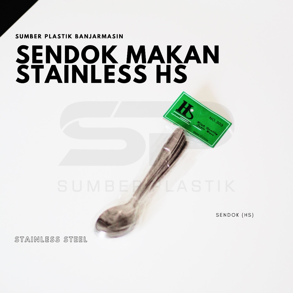 Jual Sendok Makan 303 888 HS Stainless Isi 1 Lusin Sendok Makan ...