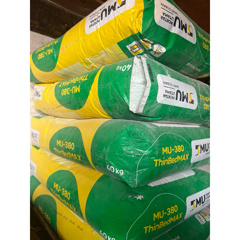 Jual semen instan MU 380 (perekat bata ringan) kemasan terbaru | Shopee ...