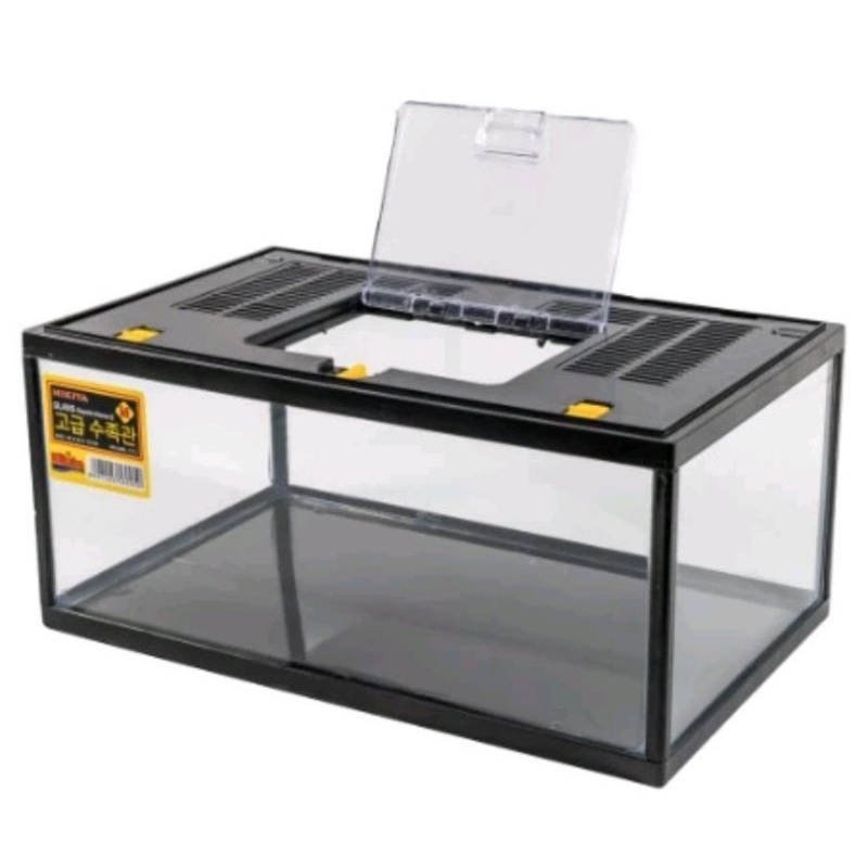 Jual [PRELOVED] Aquarium Nikita Ukuran XL + Tutup Kandang Reptile /Kandang Hamster / Aquarium ...