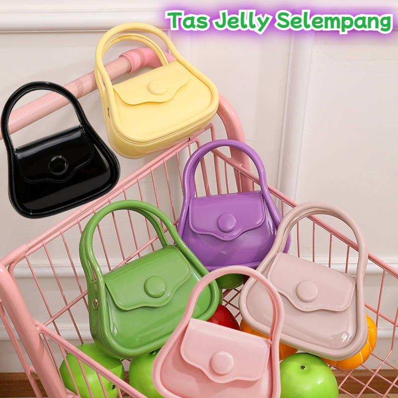 Jual CANTIKERO Tas Mini Jelly Selempang Lucu Tas Bahu Tangan Tas Bahu ...