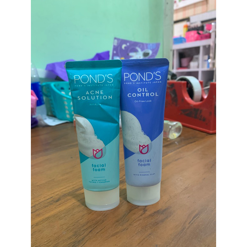 Jual Ponds Acne Solution , Oil Control Facial Foam 50g | Shopee Indonesia