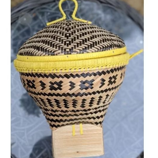 Jual bakul bambu full hinis/kulit luar bambu 2 liter | Shopee Indonesia