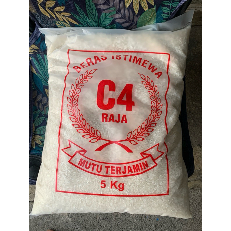 Jual Beras C4 RAJA super 5 kg | Shopee Indonesia