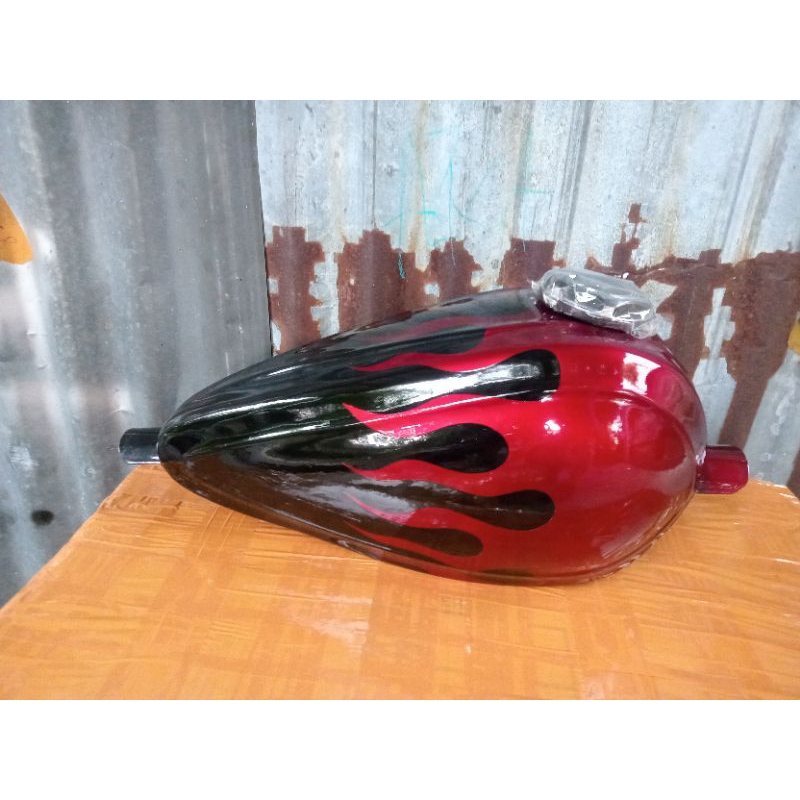 Jual Tangki Custom Chopper Tangki Peanut Chopper Cat | Shopee Indonesia