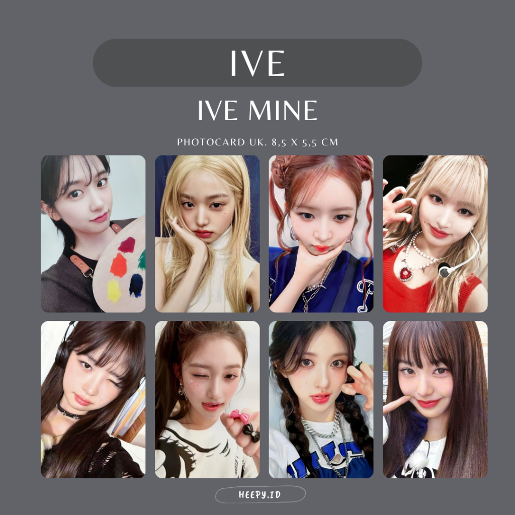 Jual [IVE] UNOFFICIAL PHOTOCARD IVE MINE | Shopee Indonesia
