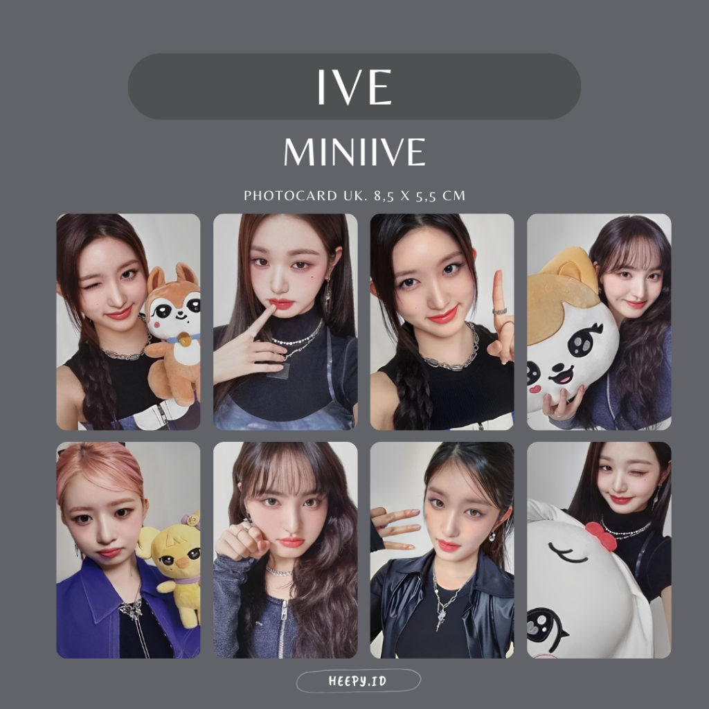 Jual [IVE] UNOFFICIAL PHOTOCARD IVE MINIIVE | Shopee Indonesia