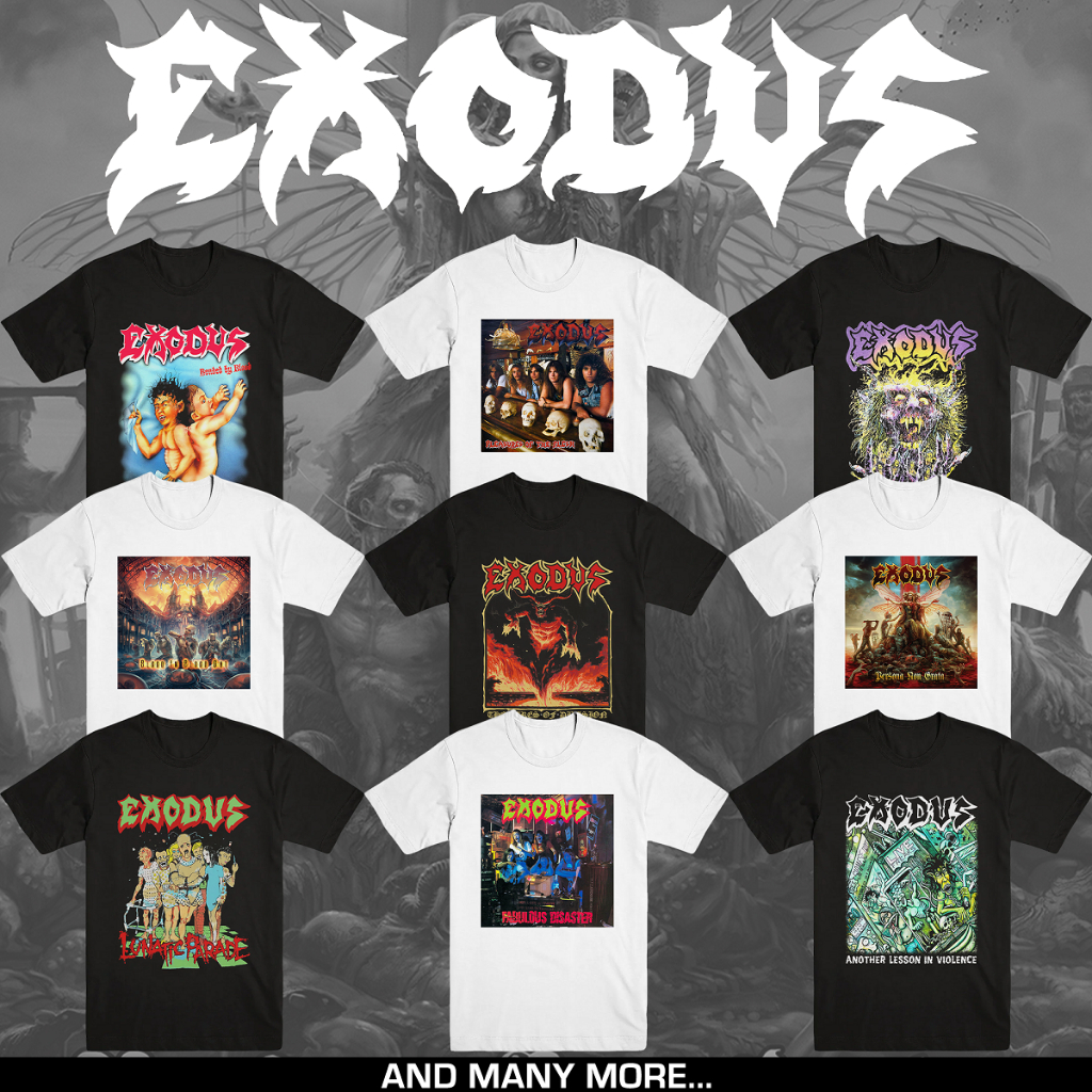 Jual EXODUS | T-SHIRT BAND | THRASH METAL | MERCHANDISE | Shopee Indonesia