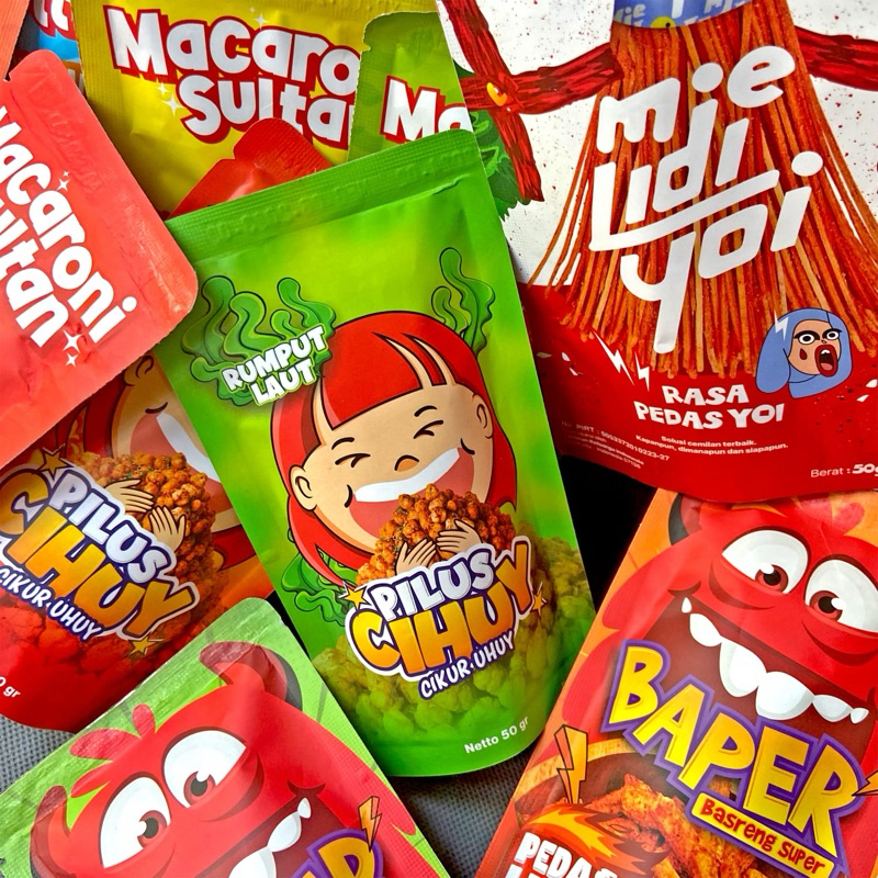 Jual SNACK CEKELIN - MIE LIDI - BASRENG PEDAS - BASRENG SULTAN - PILUS ...