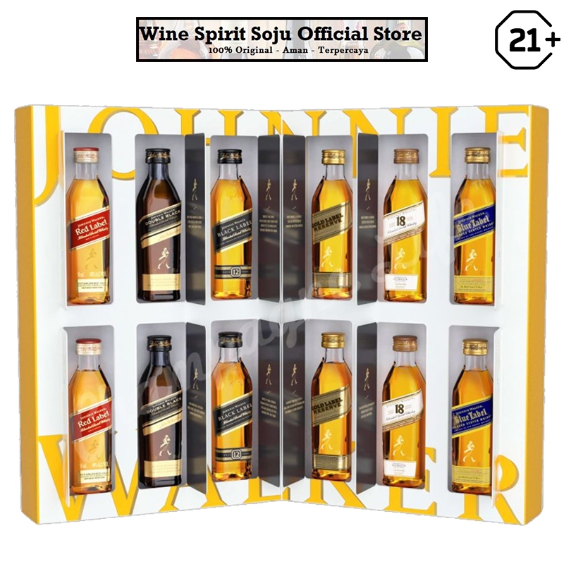 Jual Johnnie Walker Mini Set (12Pcs x 50ml) | Shopee Indonesia