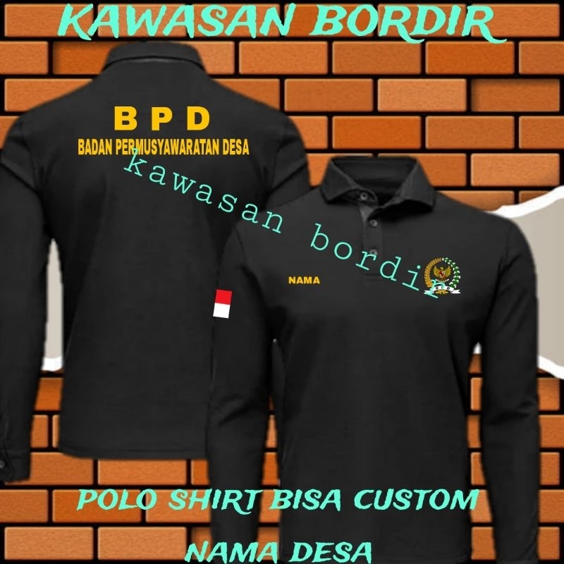 Jual Terbaru polo shirt BPD seragam BPD kaos BPD baju BPD seragam BADAN ...