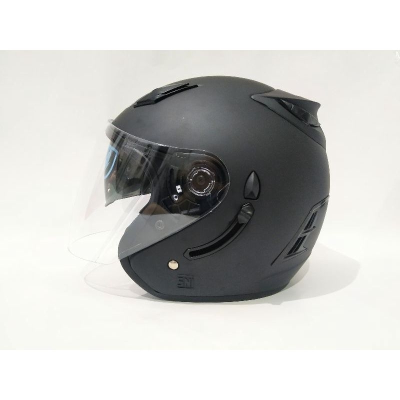 Jual HELM CENTRO ARL DOUBLE VISOR MODEL JP10 HALF FACE SNI | Shopee ...
