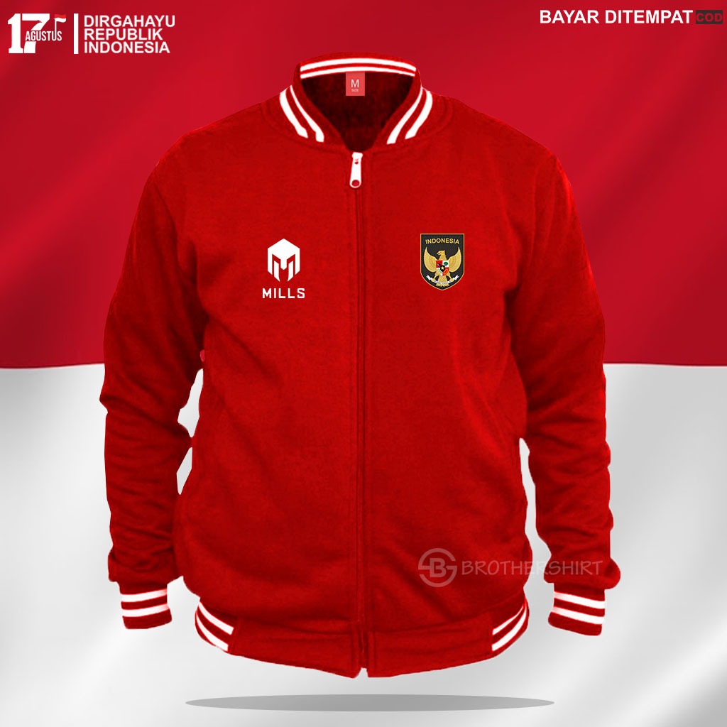Jual JAKET BASEBALL TIMNAS TERBARU | MILS | TIMNAS | TERBARU DTF JAKET ...