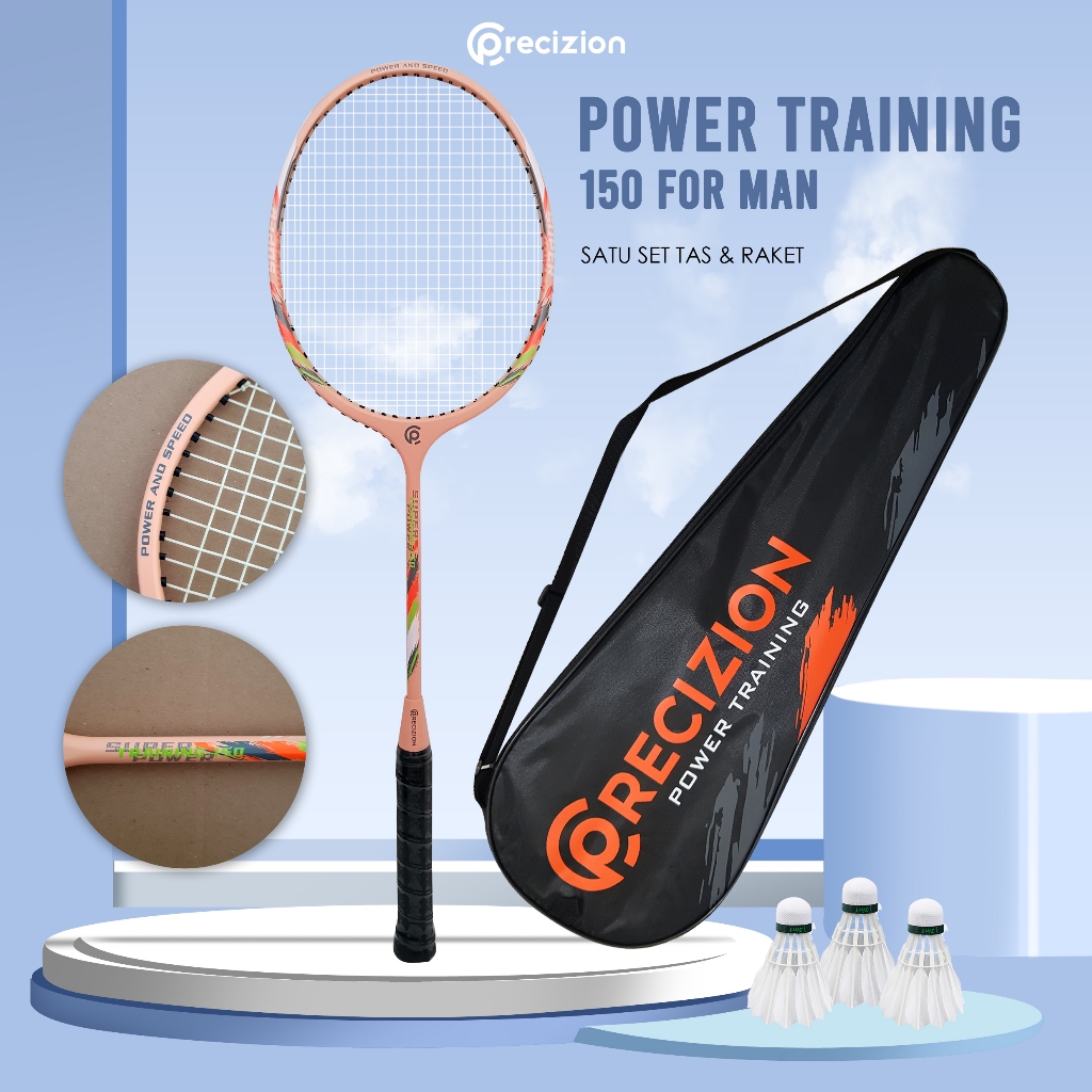 Jual PRECIZION Badminton raket Training Racket for Man (150 grams ...
