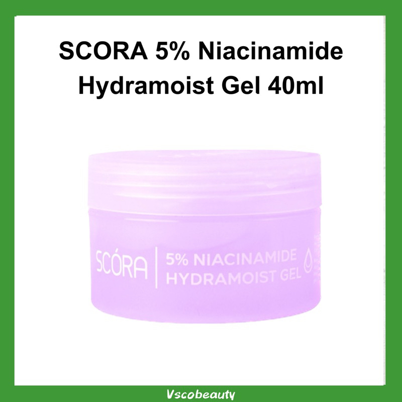 Jual SCORA 5% Niacinamide Hydramoist Gel 40ml Pelembab Wajah yang Mencerahkan Kulit Memperbaiki ...