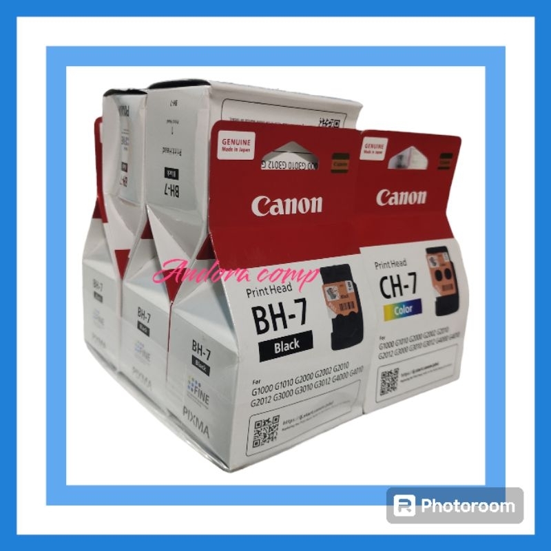 Jual Prinhead cartridge Canon BH-7 Black CH-7 Color original | Shopee ...