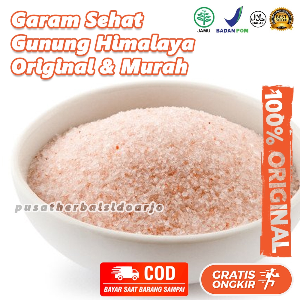 Jual Garam Himalaya Organik Murni Halus Pure Himalayan Salt 1 kilogram ...