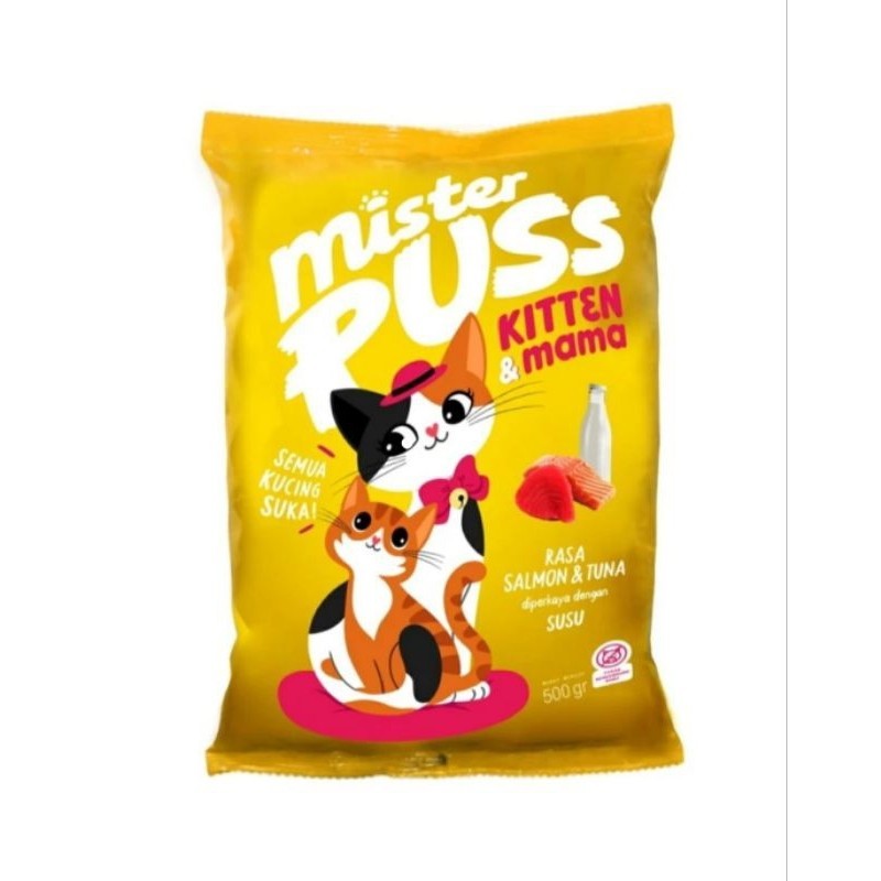 Jual Ekspedisi Mister Puss Mother Kitten Salmon & Tuna 10kg - makanan ...