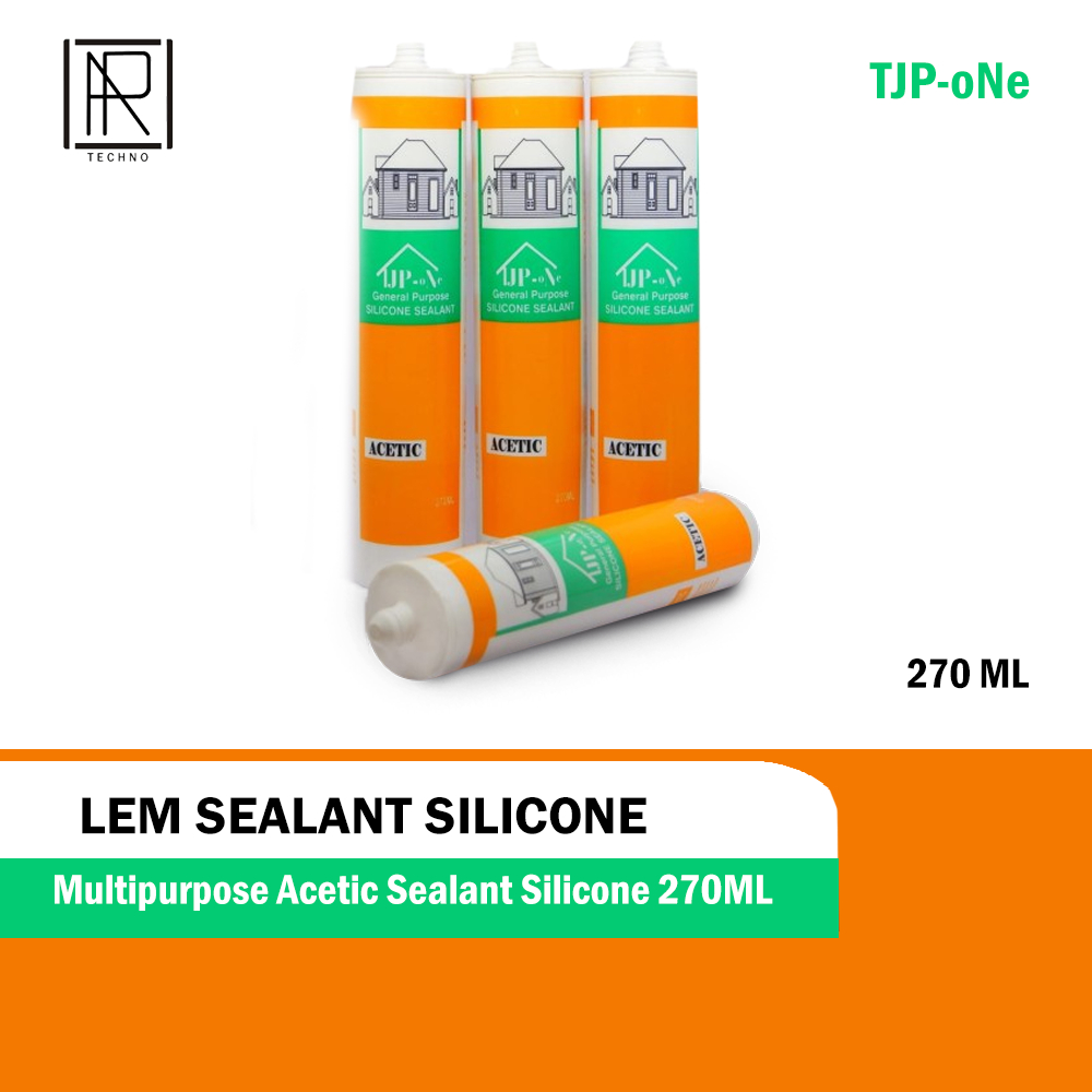 Jual Lem Silicone Sealent Multipurpose Silen Acetic Asam Merk TJP ONE ...