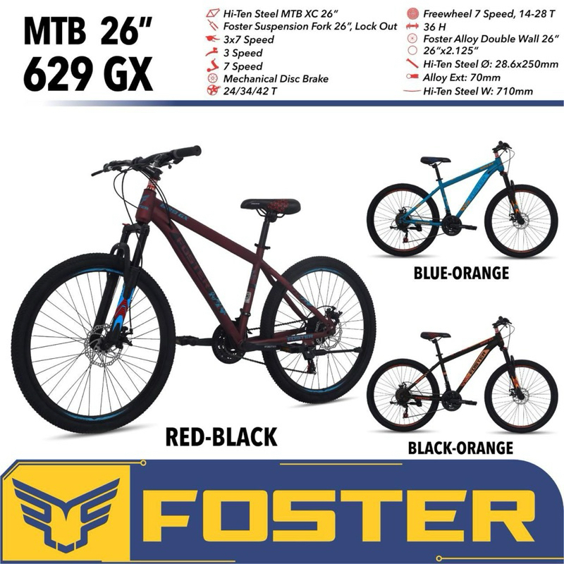 Jual SEPEDA GUNUNG MTB 24 / 26 / 27,5 INCH TRENDY BY FASTRON PACIFIC / SUMMAX AT 65 BY ATLANTIS ...