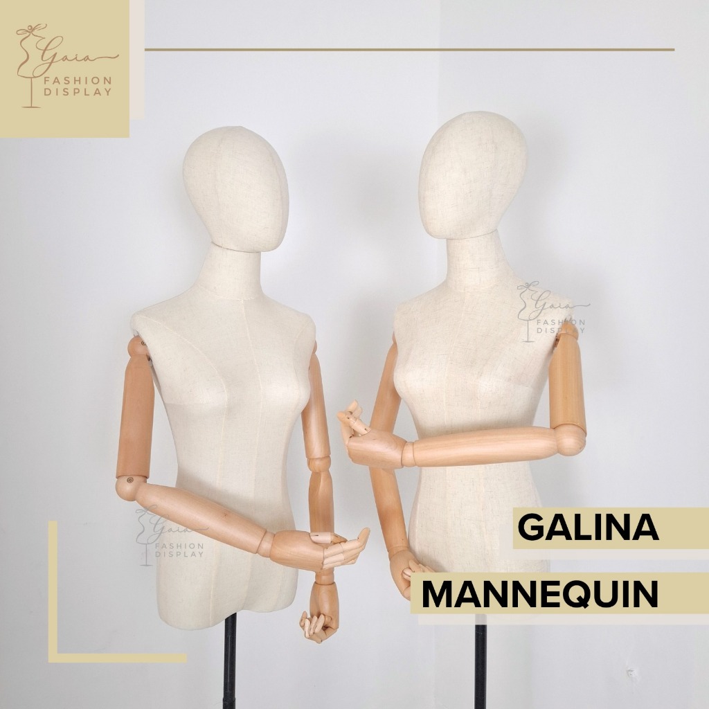 Jual Patung Manekin GALINA Setengah Badan Manekin Dm Tangan Robot Cewek ...