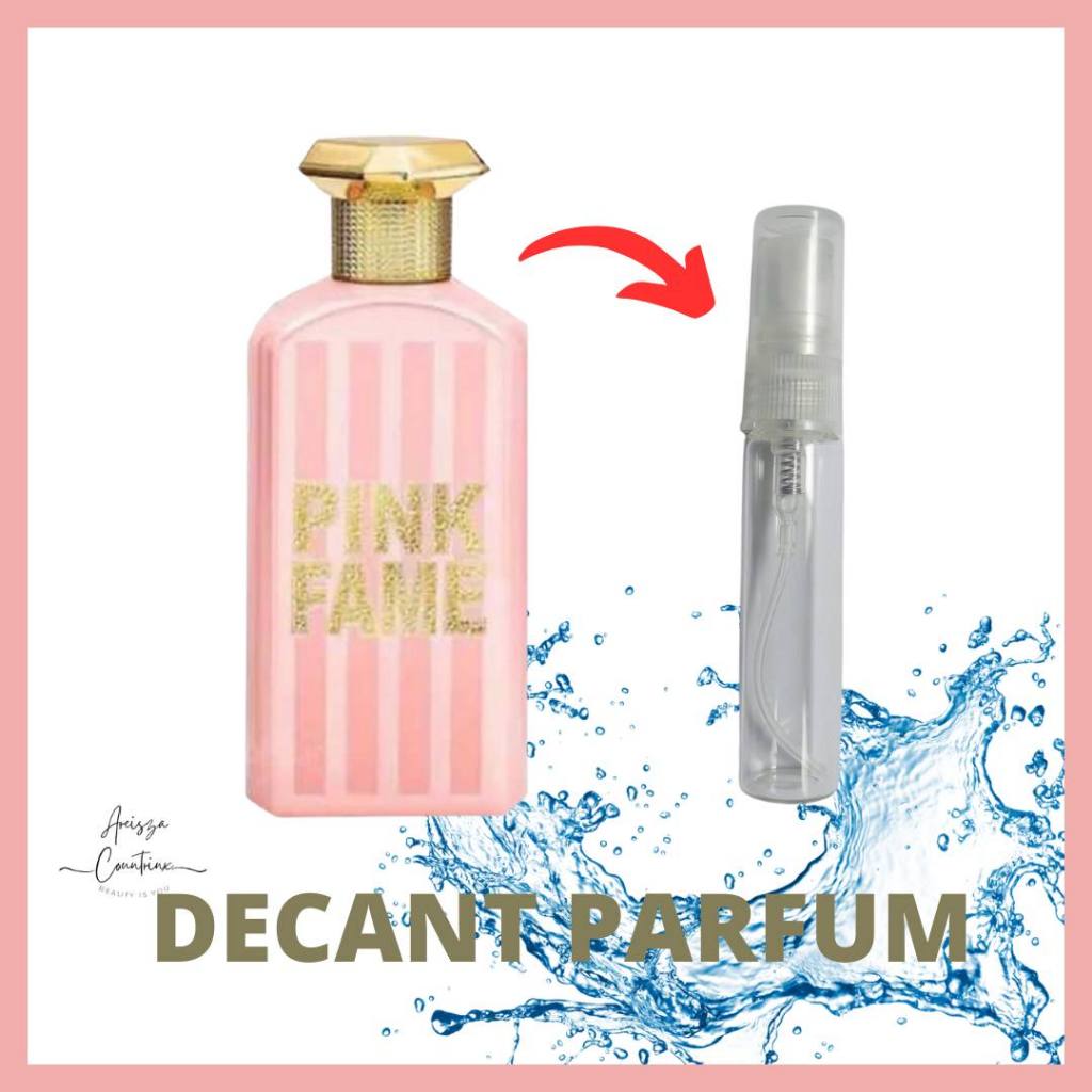 Jual Decant Fragrance World PINK FAME BOTOL KACA | Shopee Indonesia