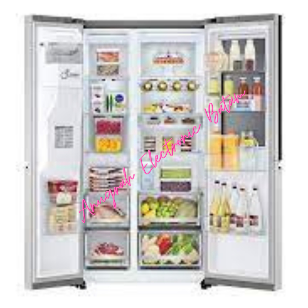 Jual LG GCX257CSEW - KULKAS SIDE BY SIDE INSTAVIEW DOOR IN DOOR GC X257CSEW BATAM | Shopee Indonesia