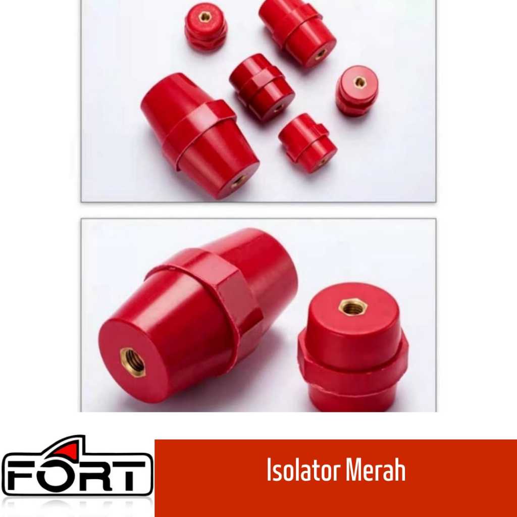 Jual Isolator / dudukan busbar Type SM - Merah | Shopee Indonesia
