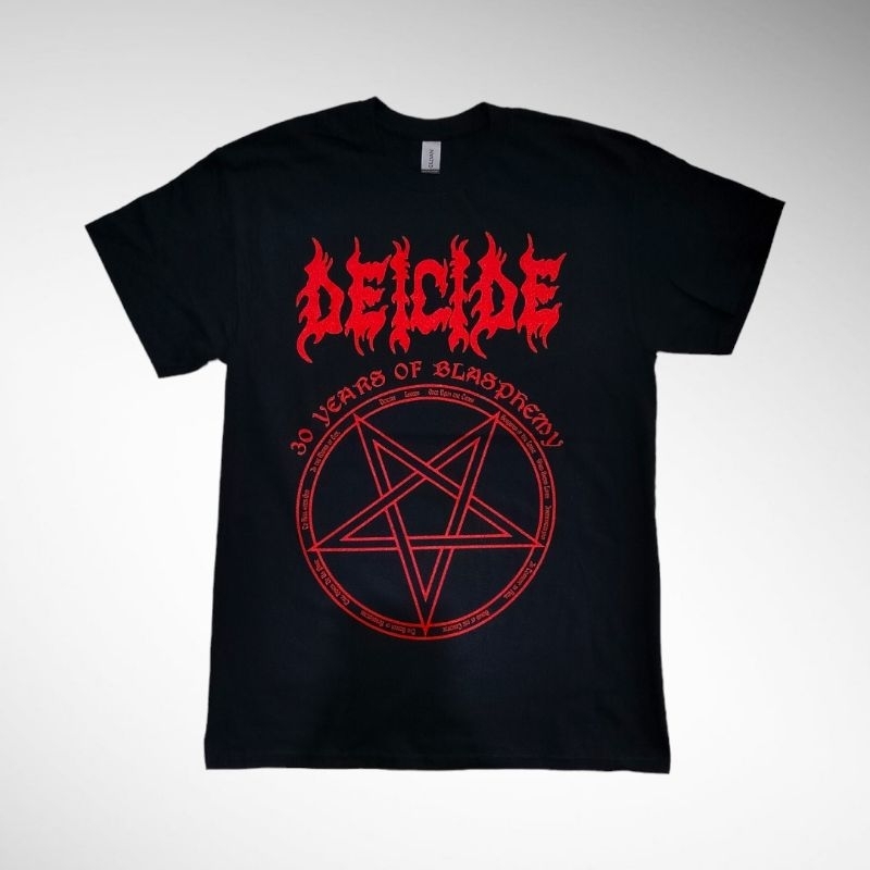 Jual Tshirt DEICIDE - 30 YEARS OF BLASPHEMY | Shopee Indonesia