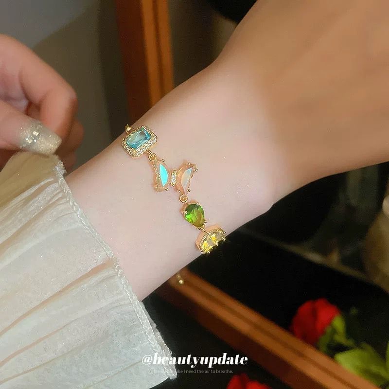 Jual GL182 - Gelang Manik Crystalina Serut Terbaru Model Simpel dan ...