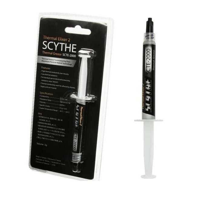 Jual SCYTHE Thermal Elixir 2 High Perfomance Thermal Paste 5g | Shopee ...