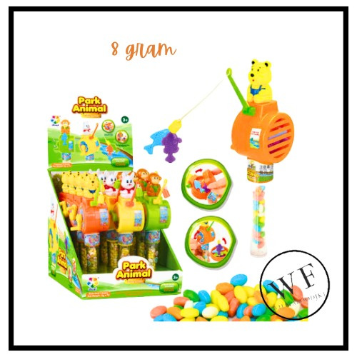 Jual JUQI fishing game candy / Mainan pancing ikan magnet isi permen ...