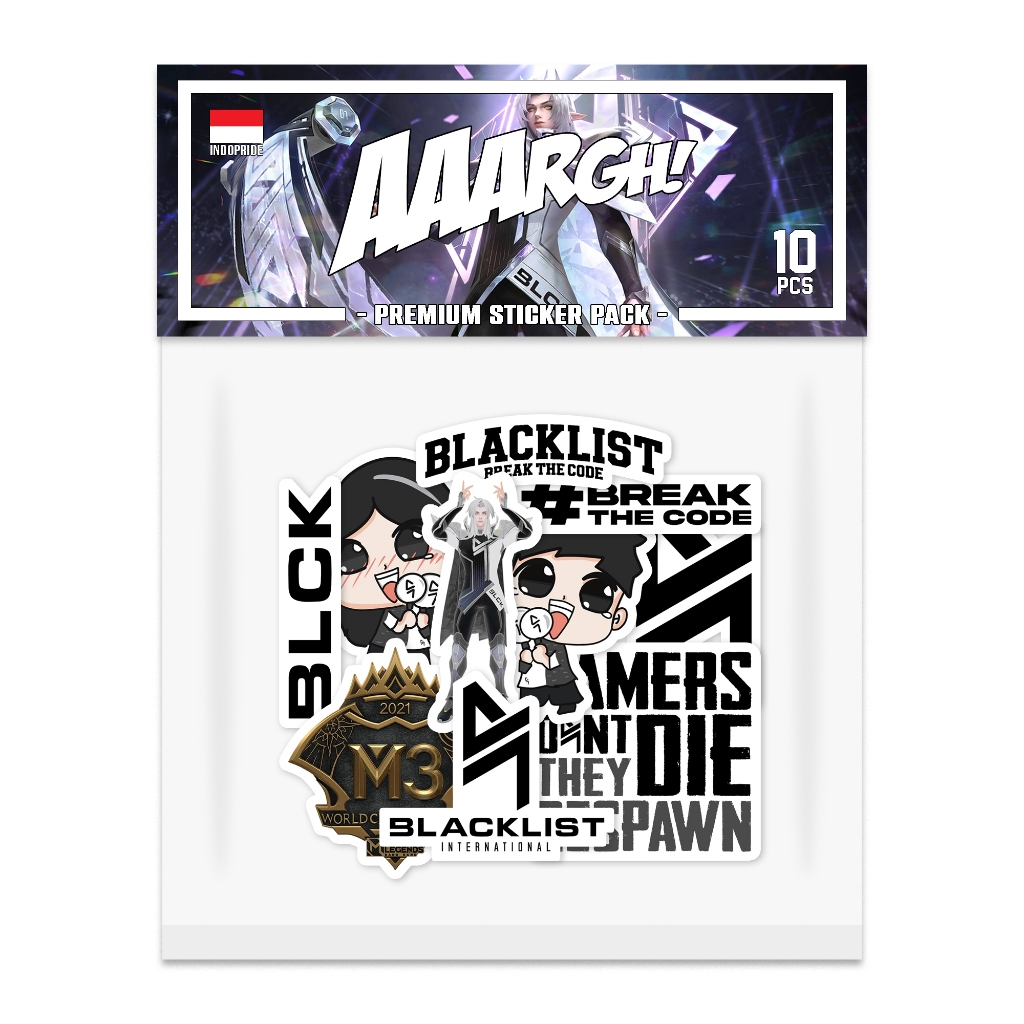 Jual Stiker BLACKLIST INTERNATIONAL Sticker Pack vol. 1 (The M3 ...