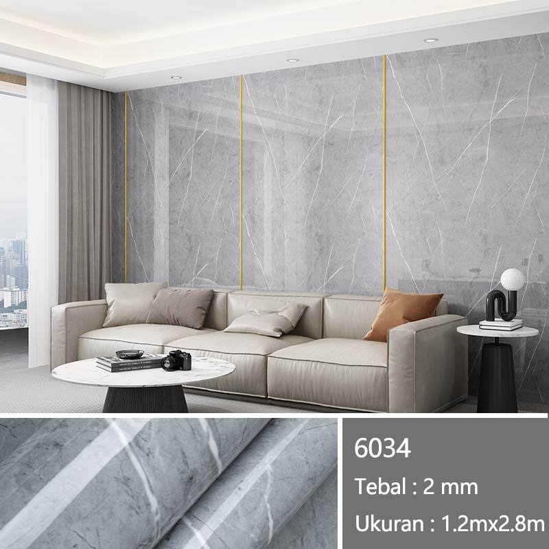 Jual Wallpaper dinding Vinyl Marble 1.2 x 2.8 Meter Tebal 2mm Wallpaper ...