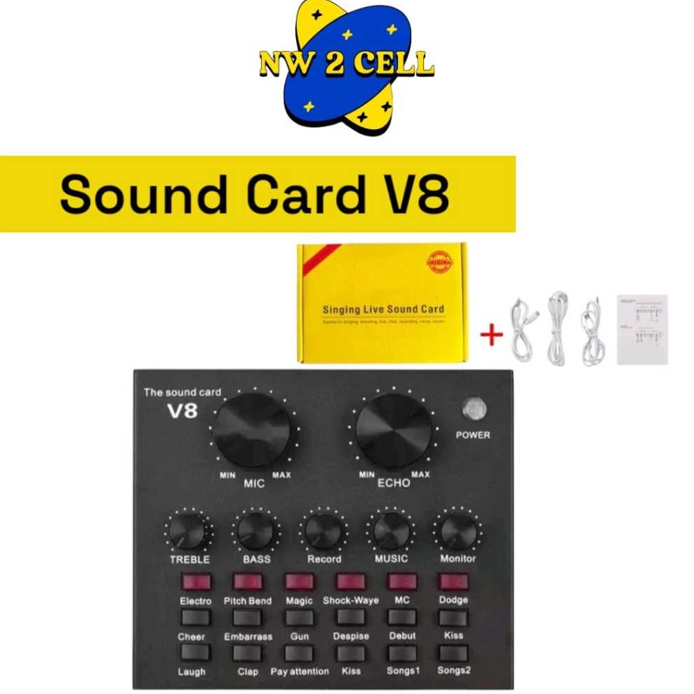 Jual KODE G7A Sound Card V8 Bluetooth Audio USB External Live Mixer ...