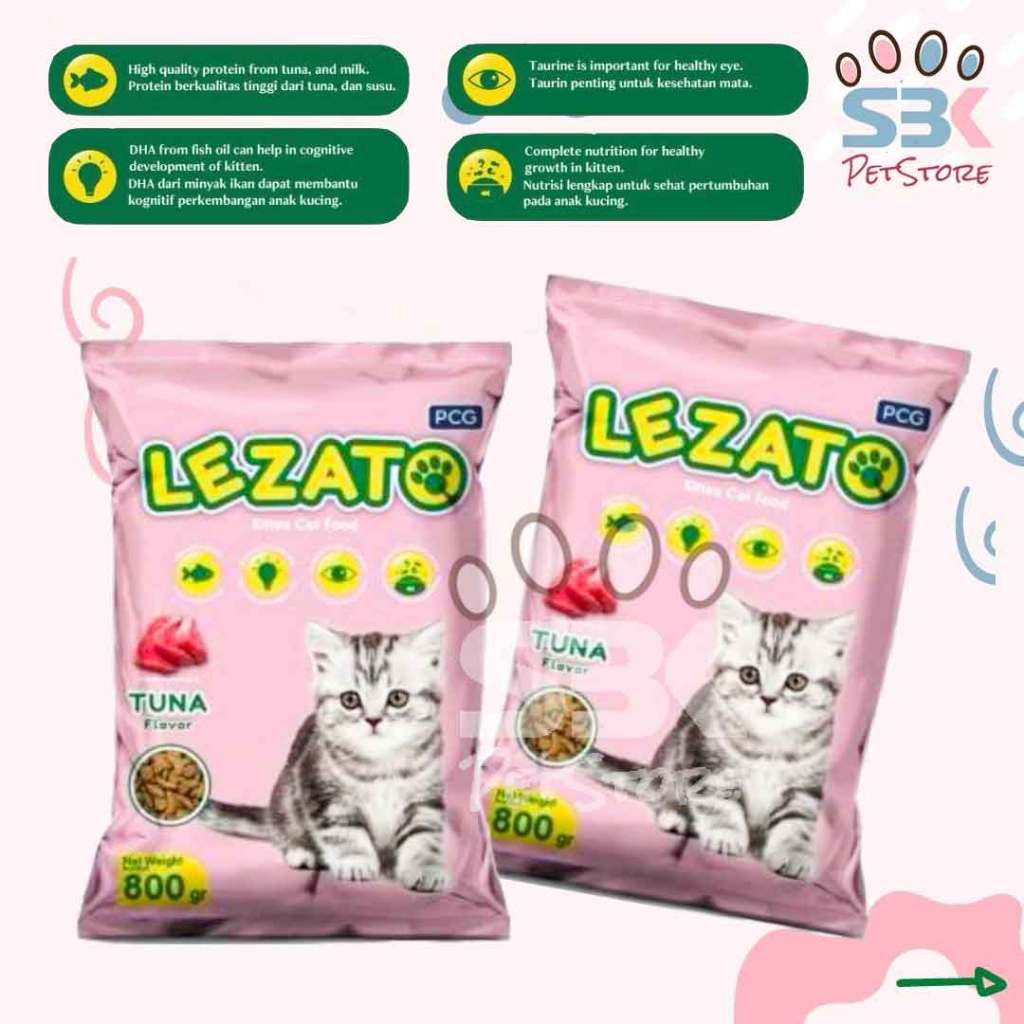Jual Lezato Kitten 800gr Makanan Anak Kucing Cat Food | Shopee Indonesia