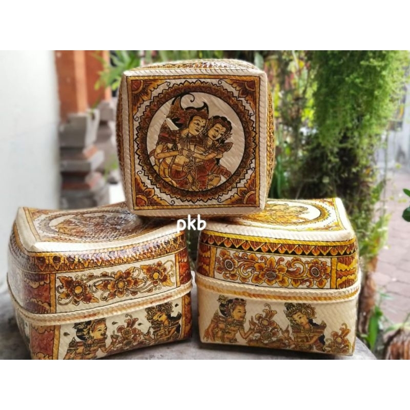 Jual Keben Lukis Motif Wayang Ukuran 25-26 cm / Keben Bambu / Keben ...